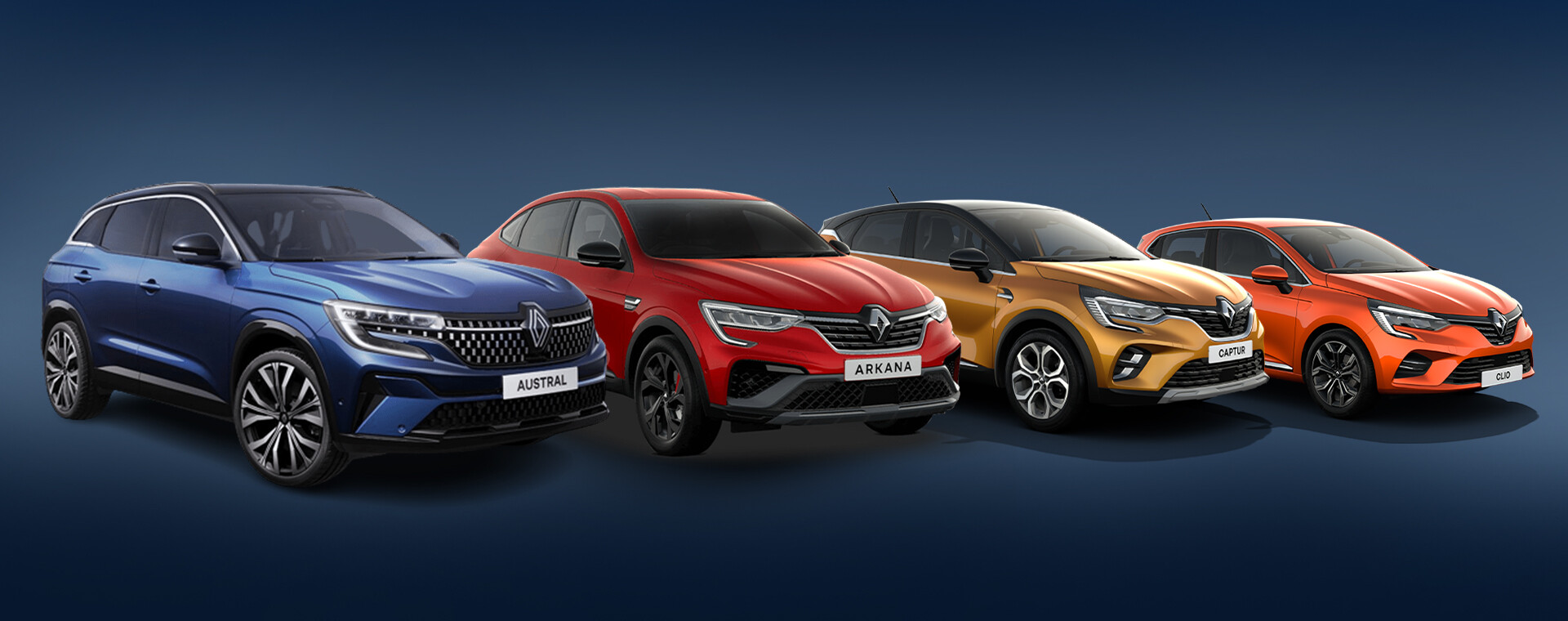 Renault modellpaletta